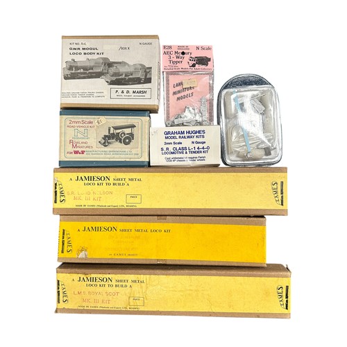 Unmade metal kits, with OO gauge Jamieson (by Eames) Royal Scot Mk. III ...