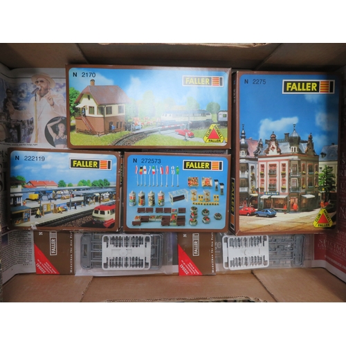 Faller N gauge (9mm) plastic buildings and accessories, generally ...