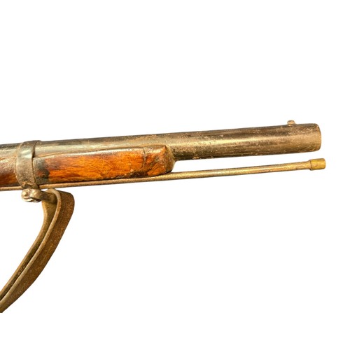 Indian percussion cap musket, converted from flintlock, 58cm barrel ...