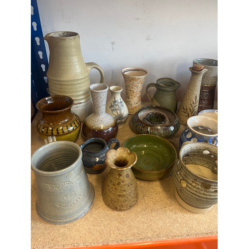 Studio pottery, large range of Studio Pottery to include; Saundersfoot ...