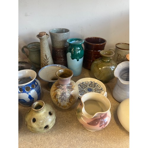 Studio pottery, large range of Studio Pottery to include; Saundersfoot ...