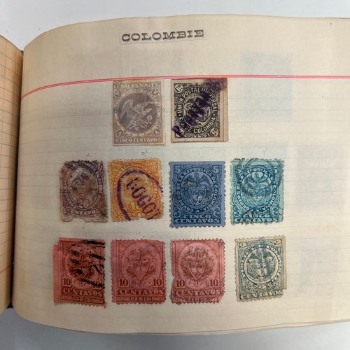 World early issues collection in well-filled Cursitor loose leaf album ...