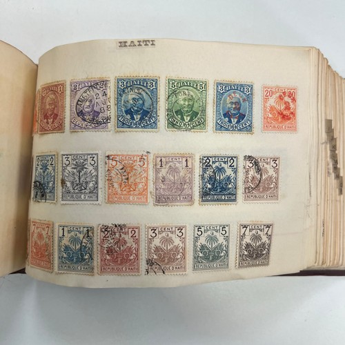 World early issues collection in well-filled Cursitor loose leaf album ...