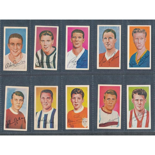 Barratt 1965 Famous Footballers, Series A13 complete set, generally in ...