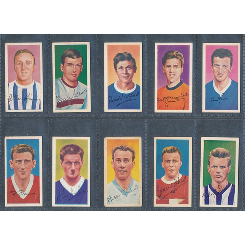 Barratt 1965 Famous Footballers, Series A13 complete set, generally in ...