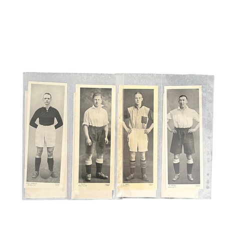 Irish Topical Times vintage soccer cards, 1930's large panel portraits ...