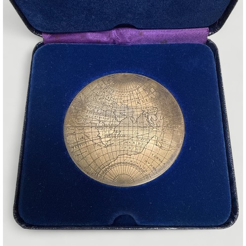 The Drake Silver Medal Map, Limited Edition, issued by the Maritime ...