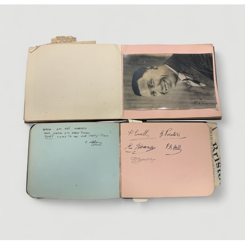 Two Autograph Books dated 1938 with drawings, paintings, sayings and ...