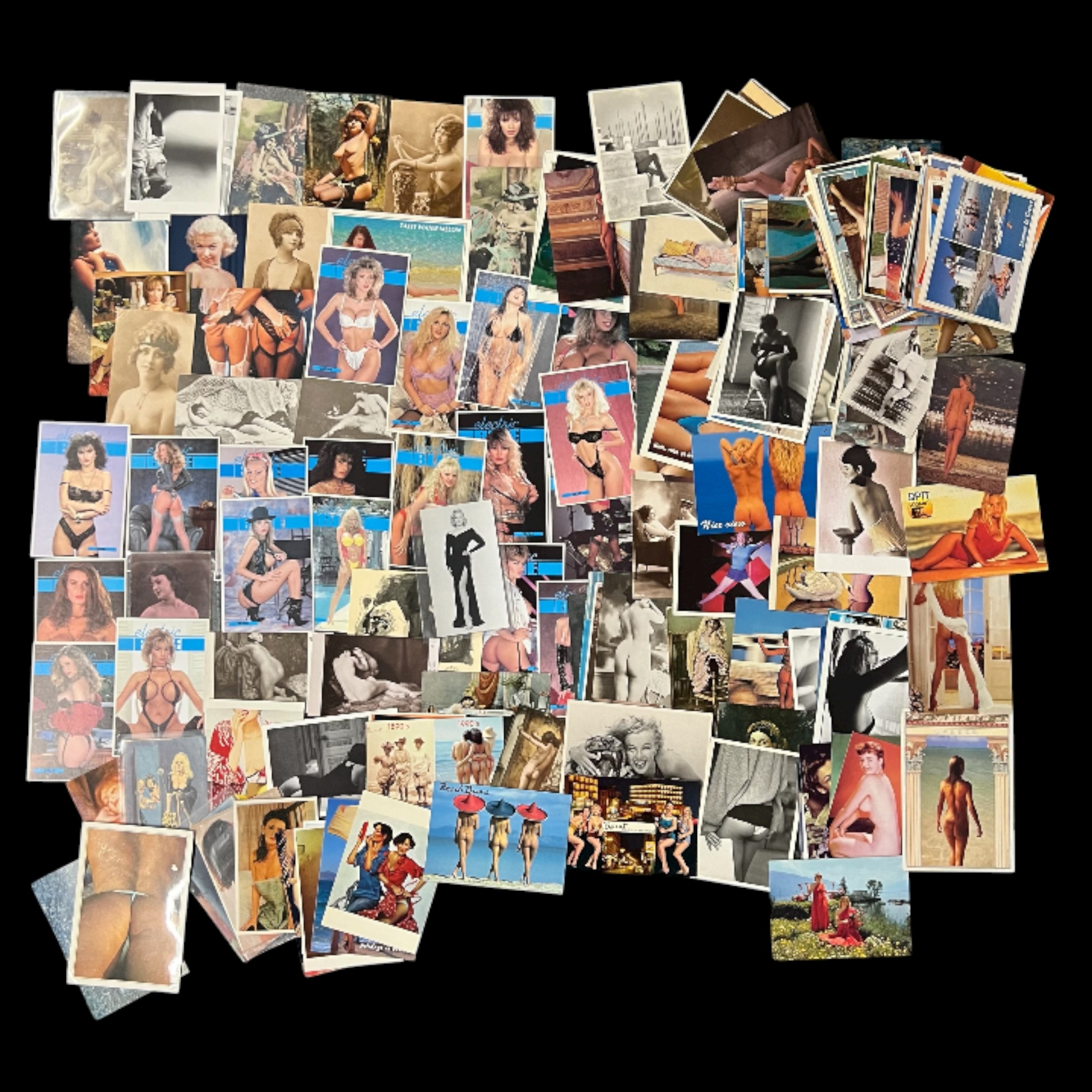 Erotic postcards, collection of 220+ erotic postcards.
