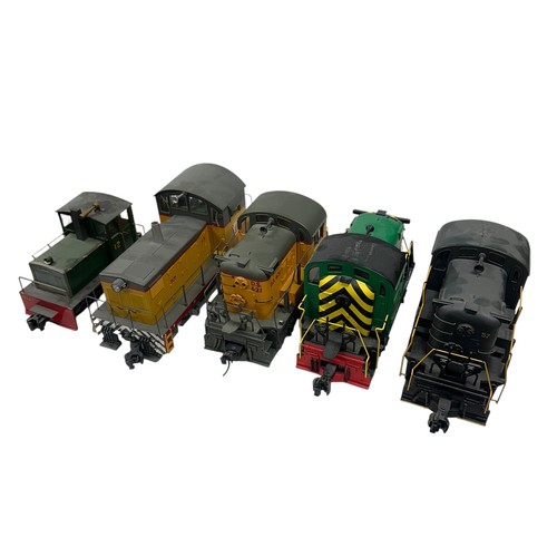G gauge unboxed USA railroad locomotives, with USA Trains, Aristo Craft ...