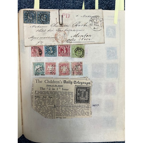 World early issue stamp collection in well-filled and useful The Strand ...
