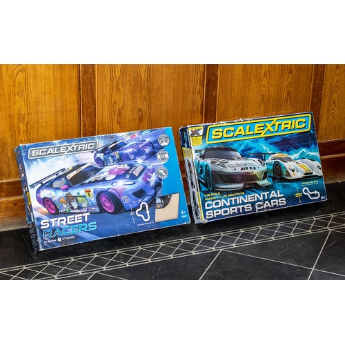 Scalextric - Two Boxed Sets comprising Scalextric 'Continental Sports ...