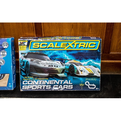 Scalextric - Two Boxed Sets comprising Scalextric 'Continental Sports ...
