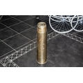 Large Brass Artillery Shell, fired from HMS Andrometer. Measures 25'' tall.