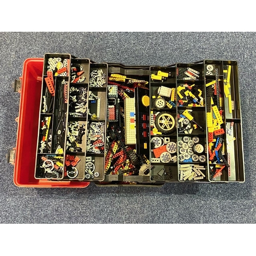 Vintage Lego Technic Set, in a large case with pull out sections ...