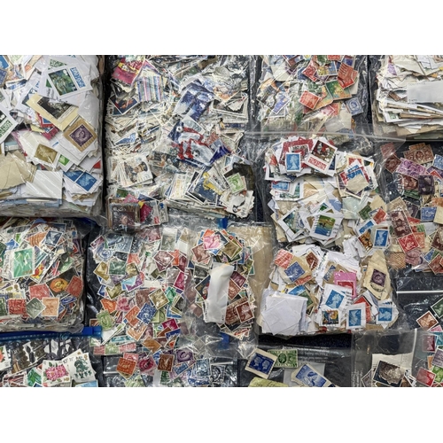 Stamp Interest - Box of Mostly Modern GB Stamps. Mostly commemoratives ...