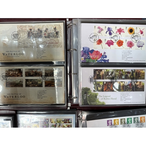 Collection of First Day Covers, well presented in five albums numbered ...