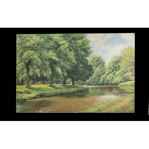Preston Listed Artist Robert Kitchen, a finely executed quality oil ...