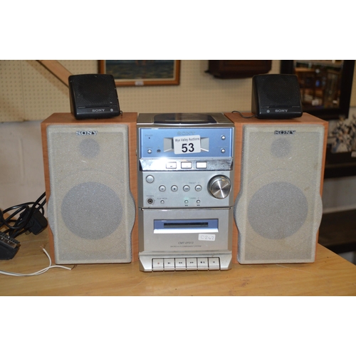 Sony mini-stereo