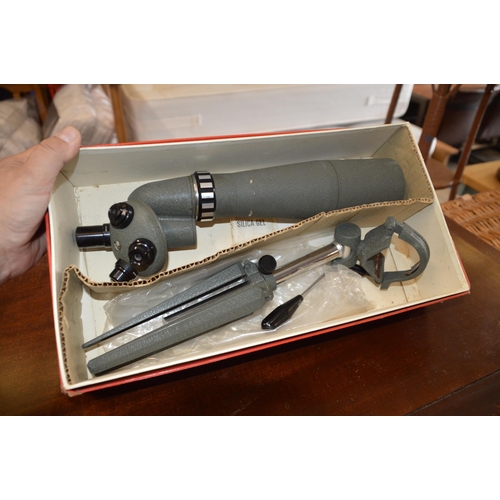 Boxed vintage spotting scope
