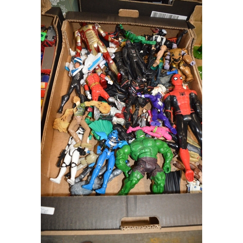 box of toy figures