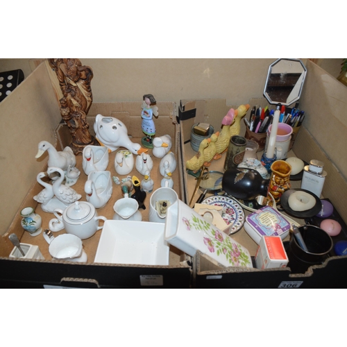 2 boxes of misc items