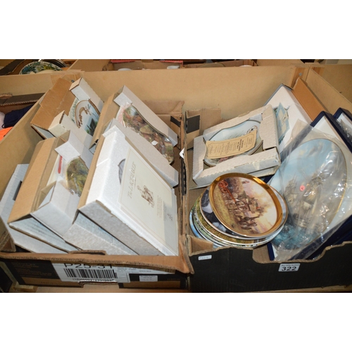 2 boxes of collectors plates