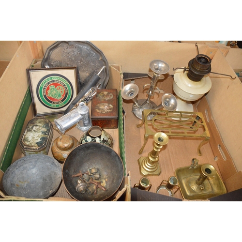 2 boxes of misc items