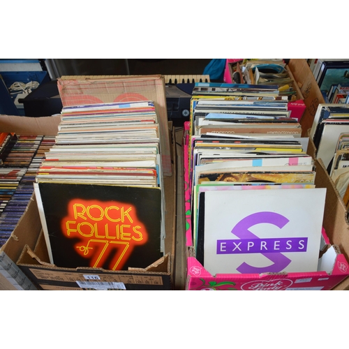 2 boxes of records