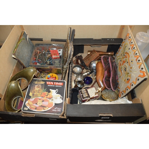 2 boxes of misc. items