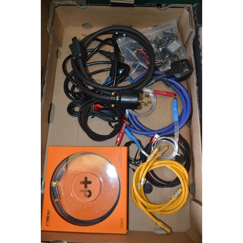 box of electrical items