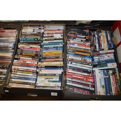 2 boxes of dvds