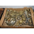 box of brassware