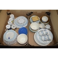 2 boxes of misc. tableware