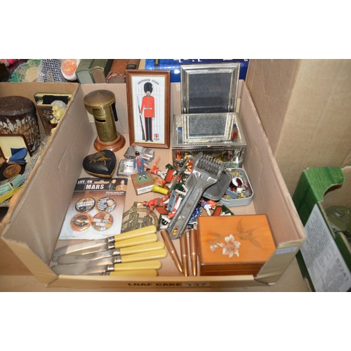 box of misc. items