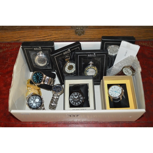 box of assorted watches/pocket watches