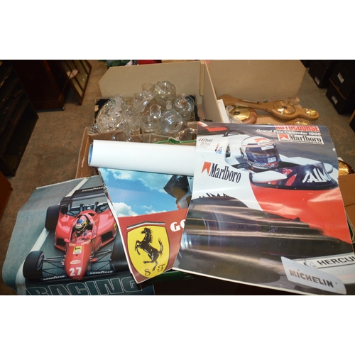box of f1 calendars