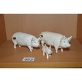 3 beswick pigs
