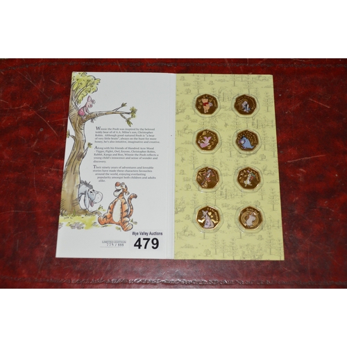collection of winnie the pooh gold edition coins