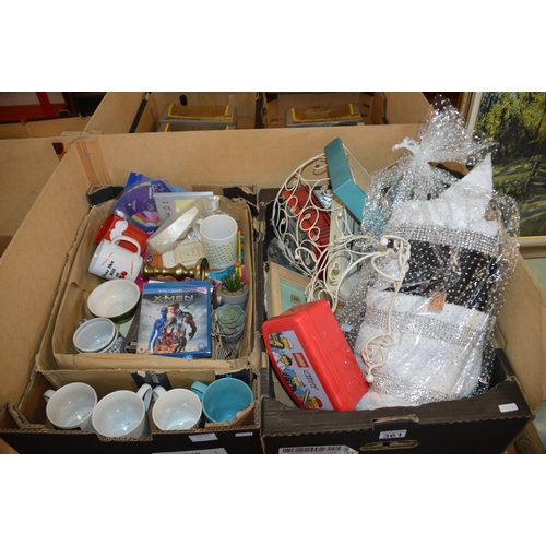 2 boxes of misc. items