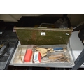 metal tool box & contents