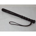Good Lignum Vitae Truncheon with Leather Strap: Measuring 38cm