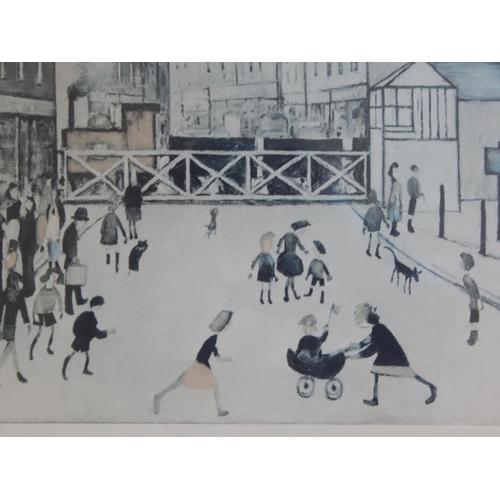 Laurence Stephen Lowry (1897-1976) A Signed Colour Print "THE LEVEL ...