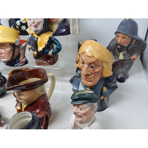 A Large Quantity of Character Jugs & Toby Jugs (lot)