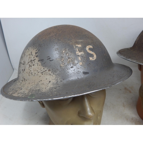 WWII National Fire Service Steel Helmets. Note: Customers must satisfy ...