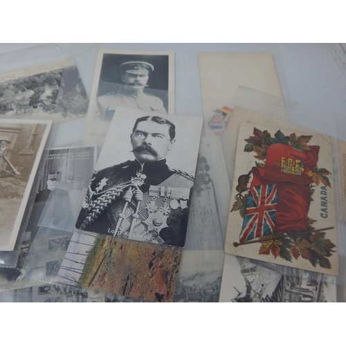 A Quantity of WWI Military Postcards.