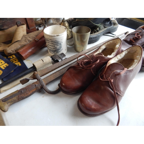 Good selection of military items varying from ww1 to ww2 including ...