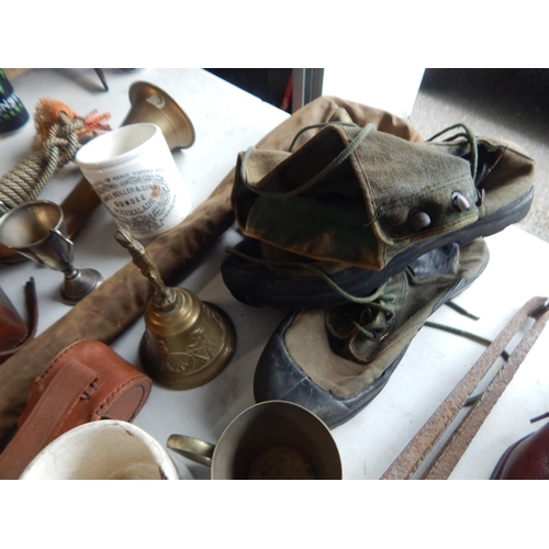 Good selection of military items varying from ww1 to ww2 including ...