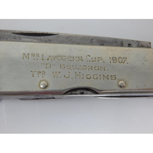 WWI Pair of Medals Awarded & Edge Named to: 33416 SGT W. J. HIGGINS ...