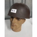 1952 British Army turtle helmet FFI III with liner and chin strap